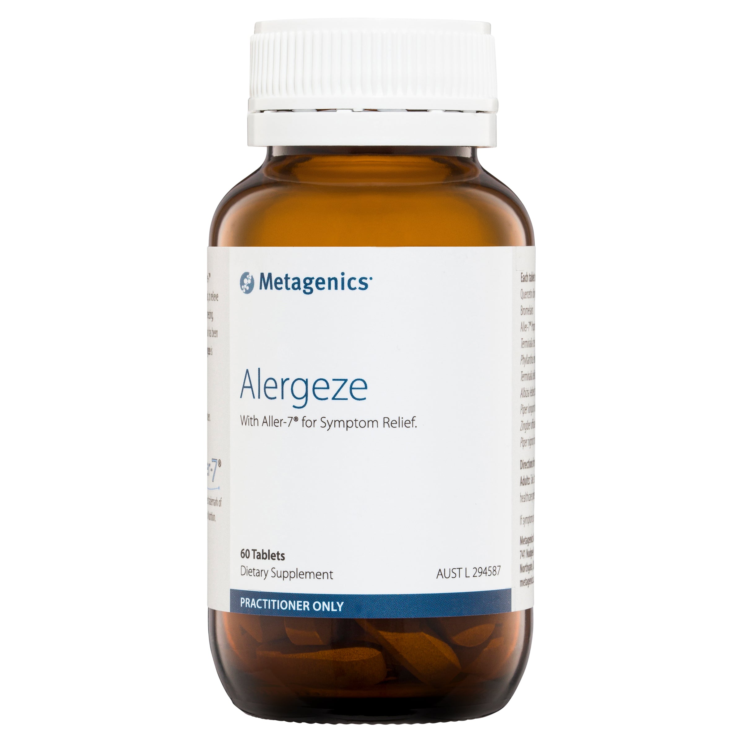 Metagenics Alergeze (Aller-7) 60 Tablets – Mt Eliza Natural Therapies